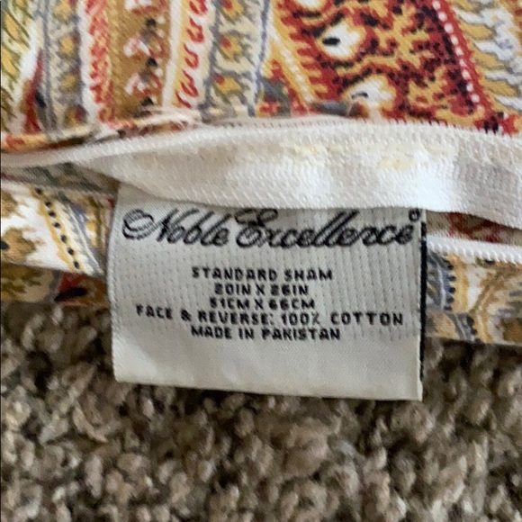 Noble Excellence | Bedding | Set Of 2 Paisley Standard Pillowshams ...